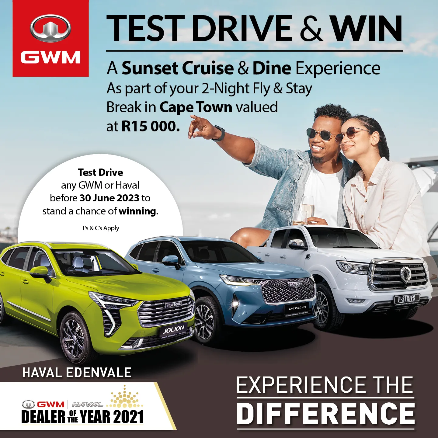 Test Drive & Win | GWM Edenvale